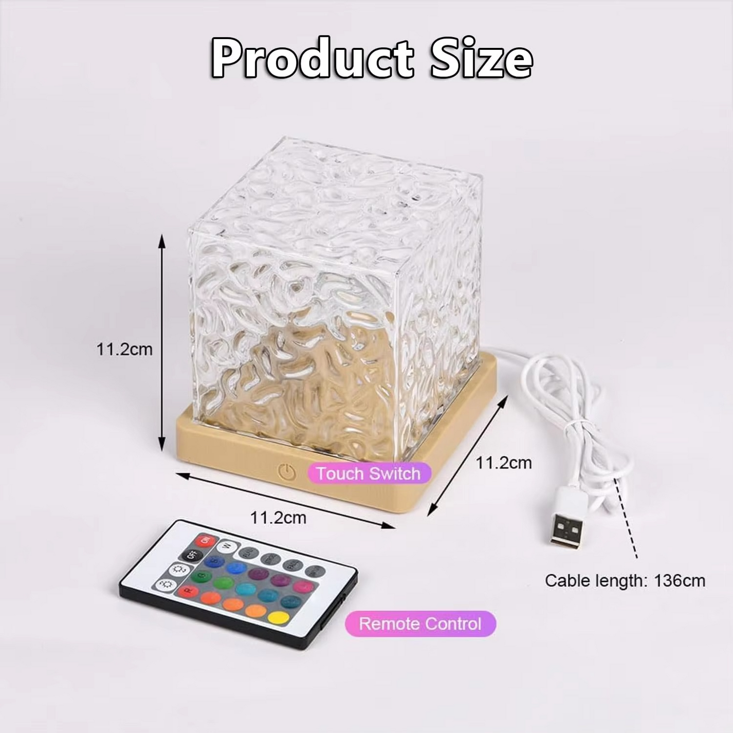 The Aurora Cube | Ocean Wave Aurora Lamp (Silent Motor Edition) – AfterGlow